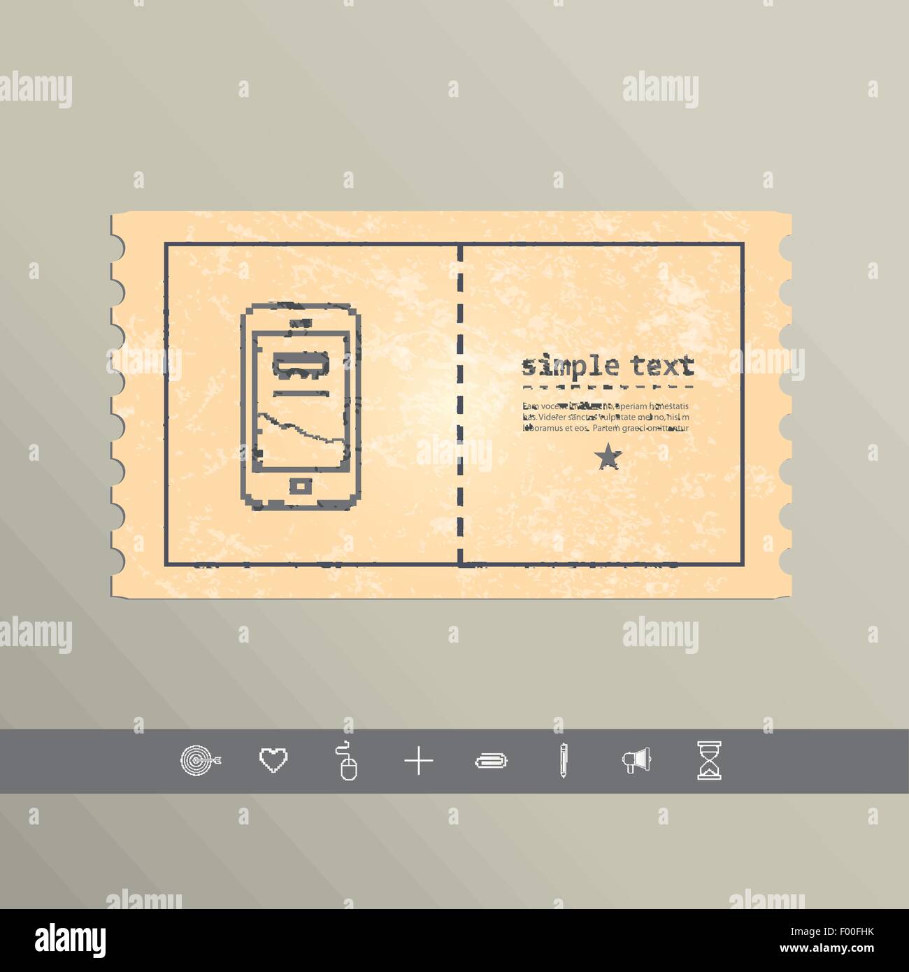 Simple stylish pixel icon phone. Vector design Stock Vector Image & Art ...