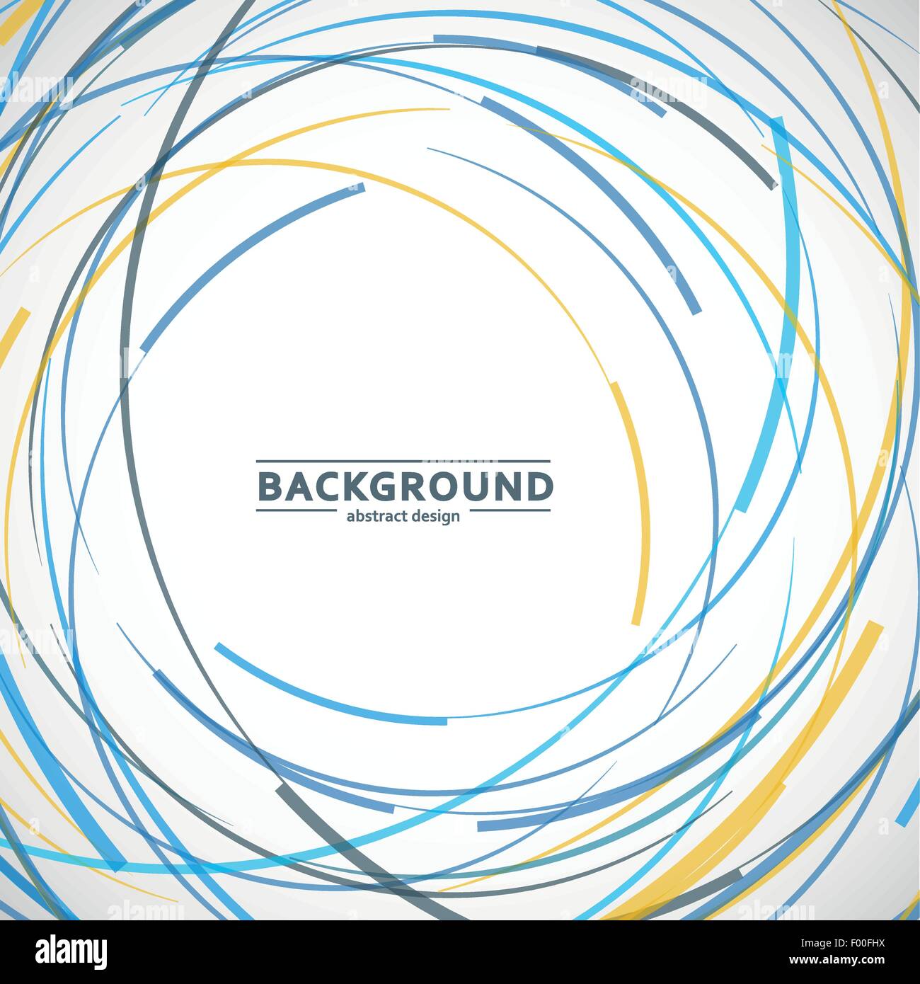 Vector abstract color line and circle background Stock Vector Image ...