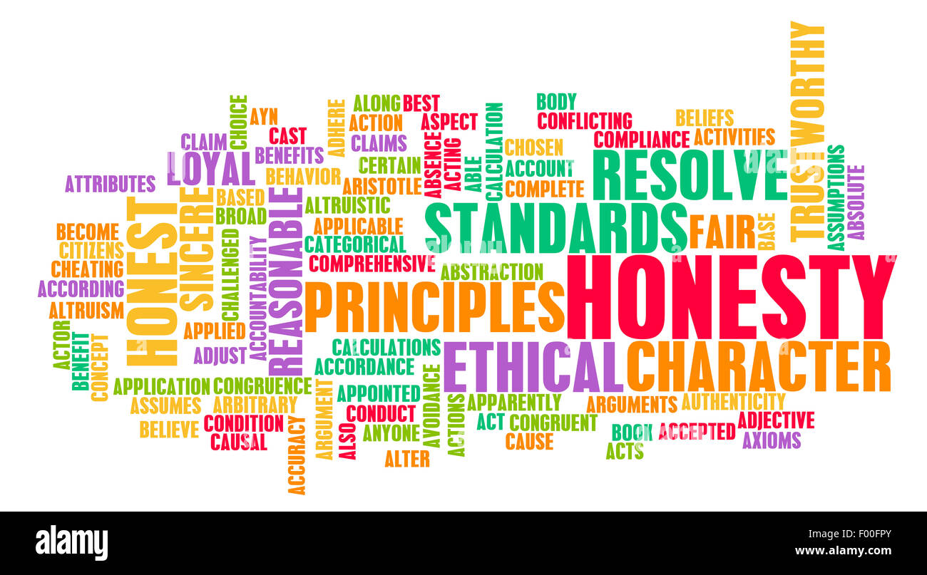 Honesty and Trustworthy Character of a Person Stock Photo - Alamy