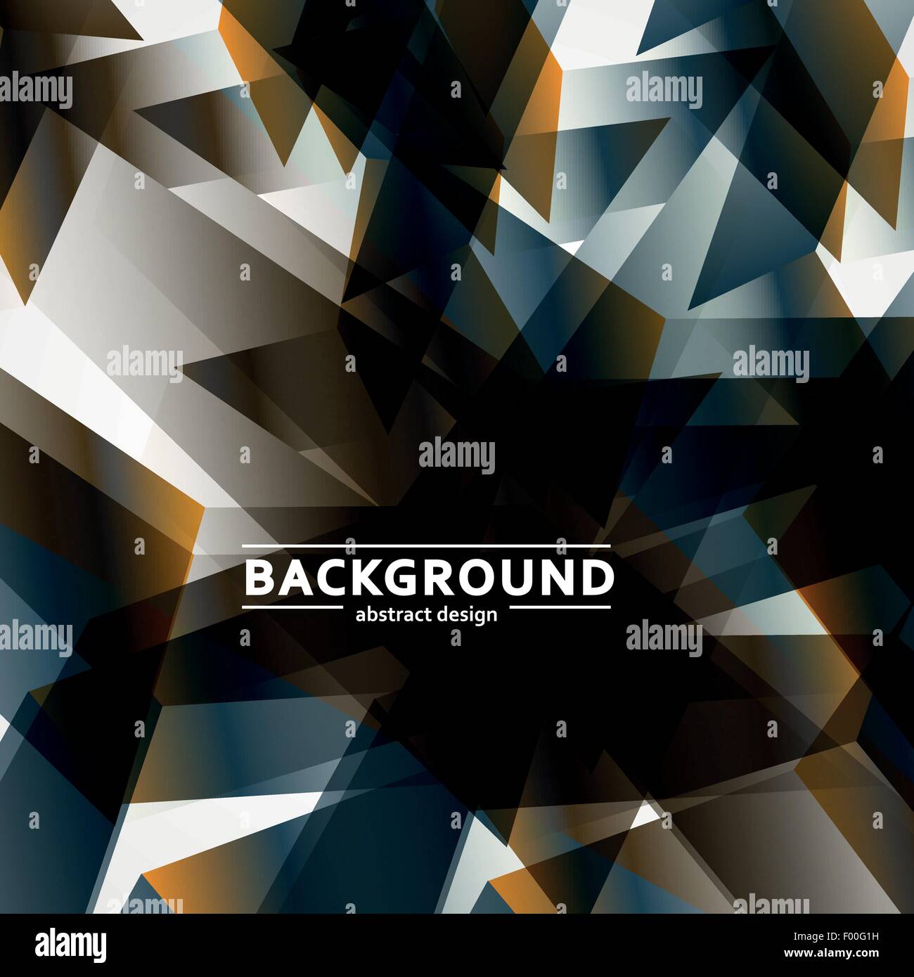 Abstract vector background of chaotic shapes eps Stock Vector Image ...
