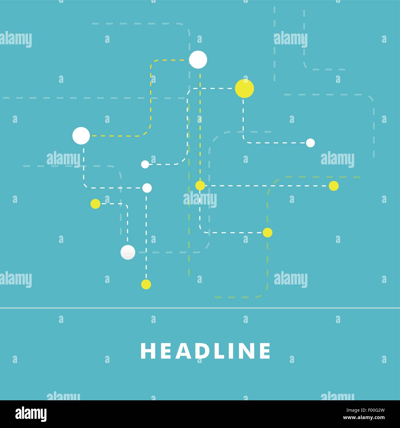 Abstract background of dotted lines and balls Stock Vector Image & Art ...