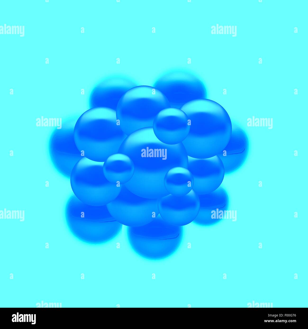 Gas molecules Stock Vector Images - Alamy