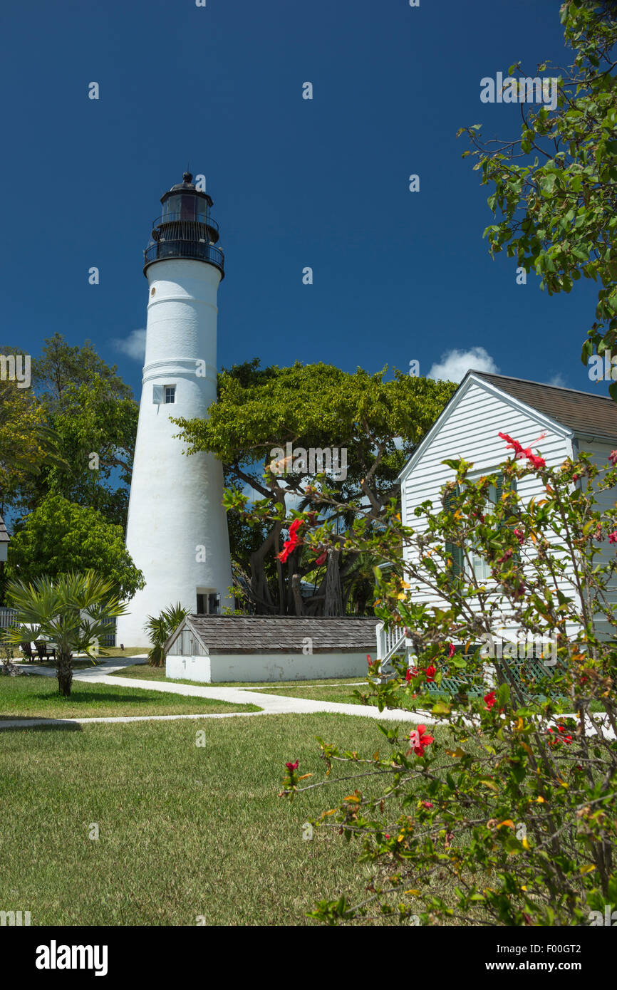 LIGHTHOUSE KEY WEST OLD TOWN HISTORIC DISTRICT FLORIDA USA Stock Photo ...