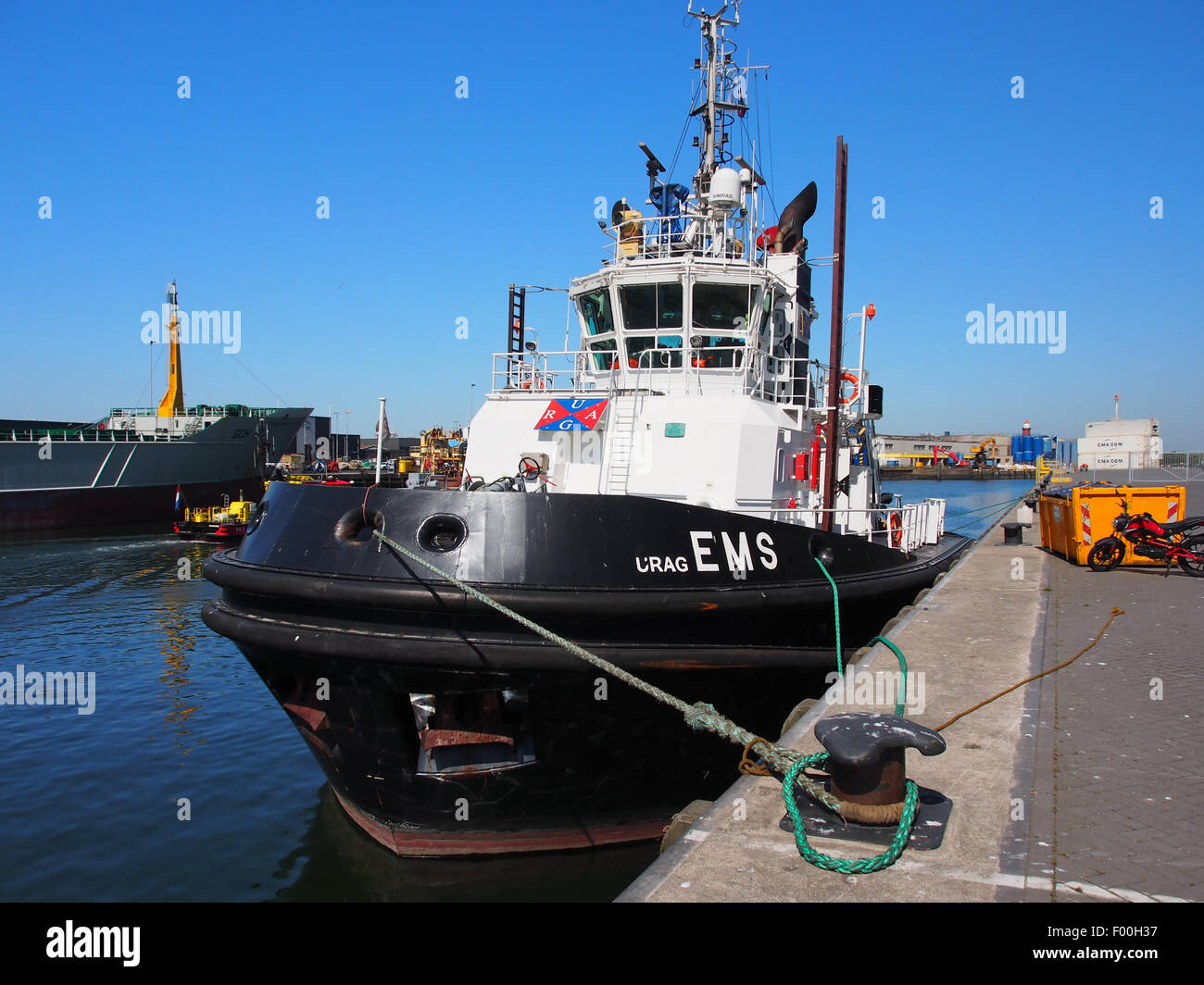 URAG EMS - IMO 9323168 IJmuiden, pic1 Stock Photo - Alamy