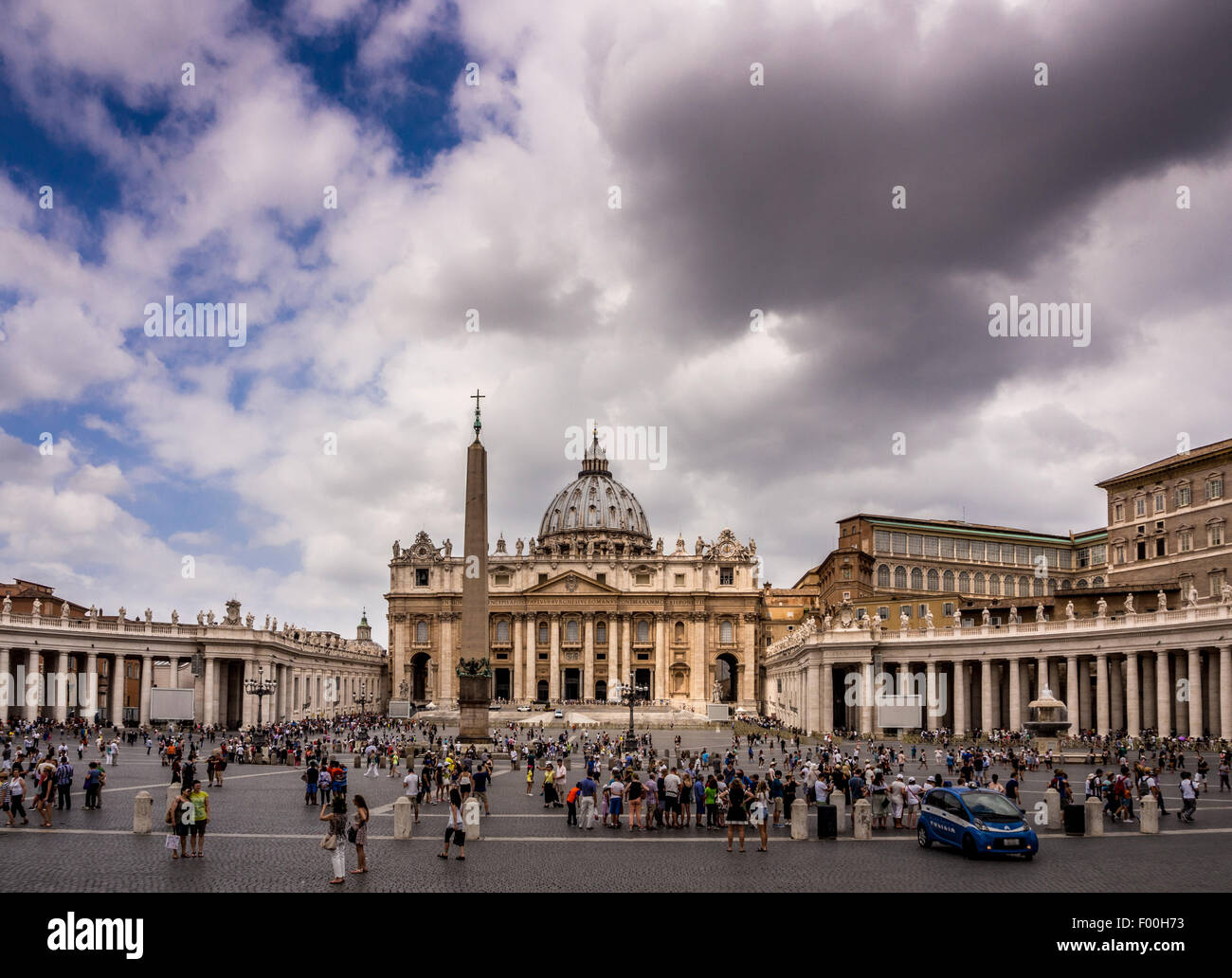St Peter's basilica, St Peters Square. Vatican City, Rome. Italy Stock ...