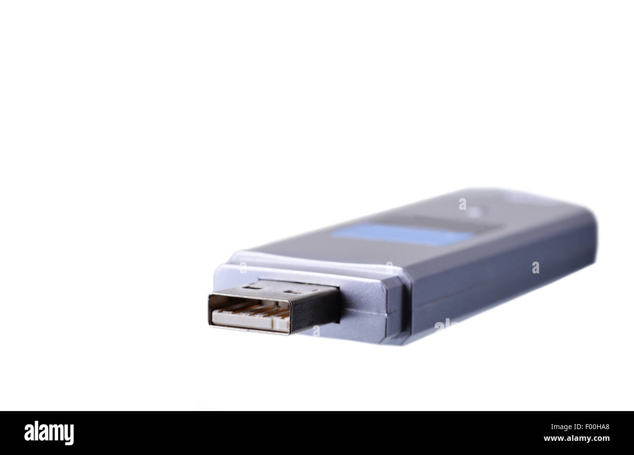 USB stick isolated on a white background Stock Photo - Alamy