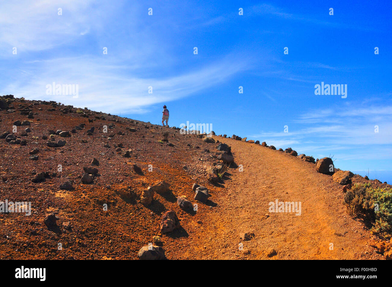 path to volcano San Antonio, Canary Islands, La Palma, Fuencaliente ...