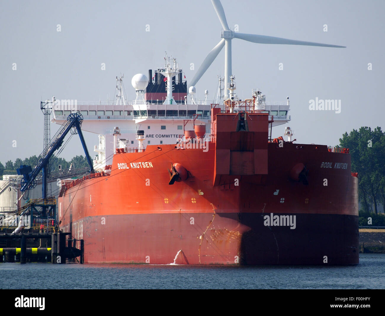 The Bodil Knutsen (IMO 9472529) is a large vessel operating in the Port ...