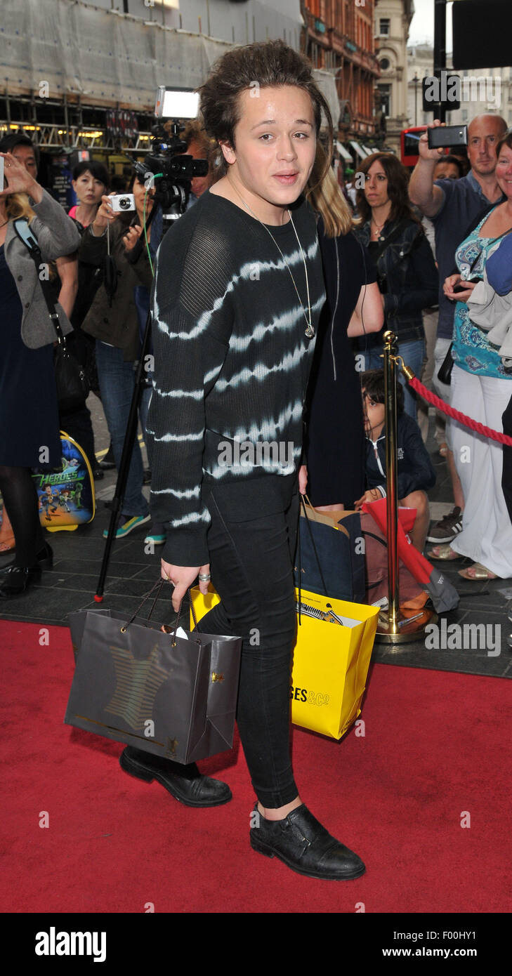 London, UK. 030815. Luke Friend at the "Dear Lupin" press night held at ...