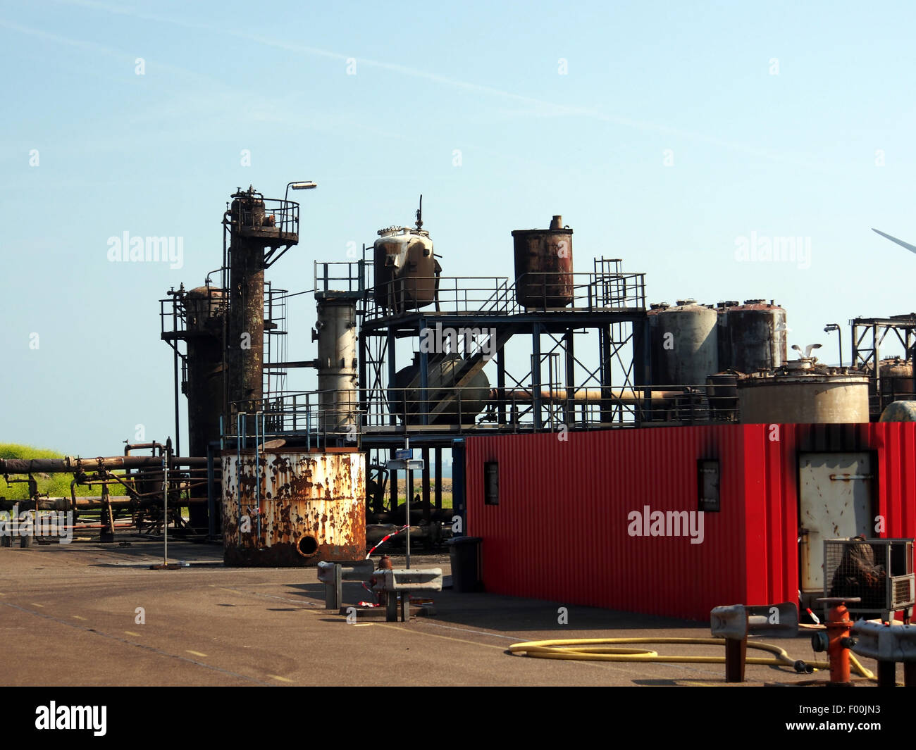 The Falck fire-fighting vessel is seen operating in the Port of ...