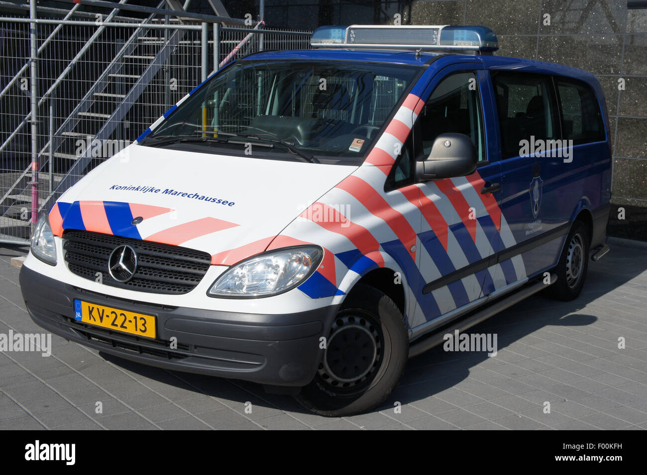 A Mercedes vehicle from the Koninklijke Marechaussee (Royal Military ...
