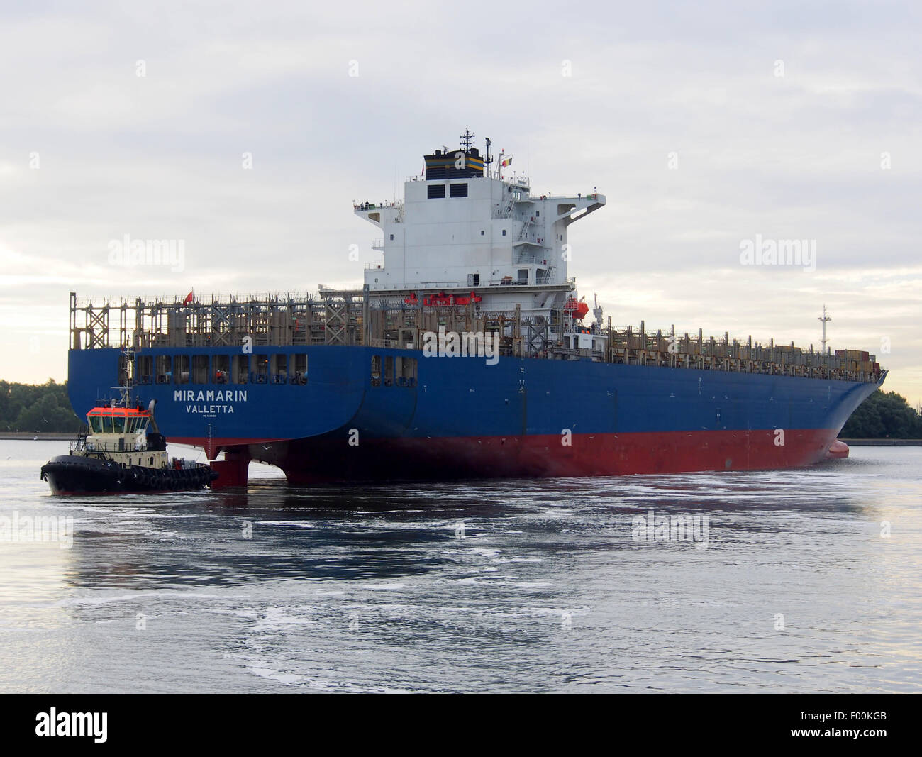 The Miramarin (IMO 9409182) is docked at the Port of Antwerp. The port ...