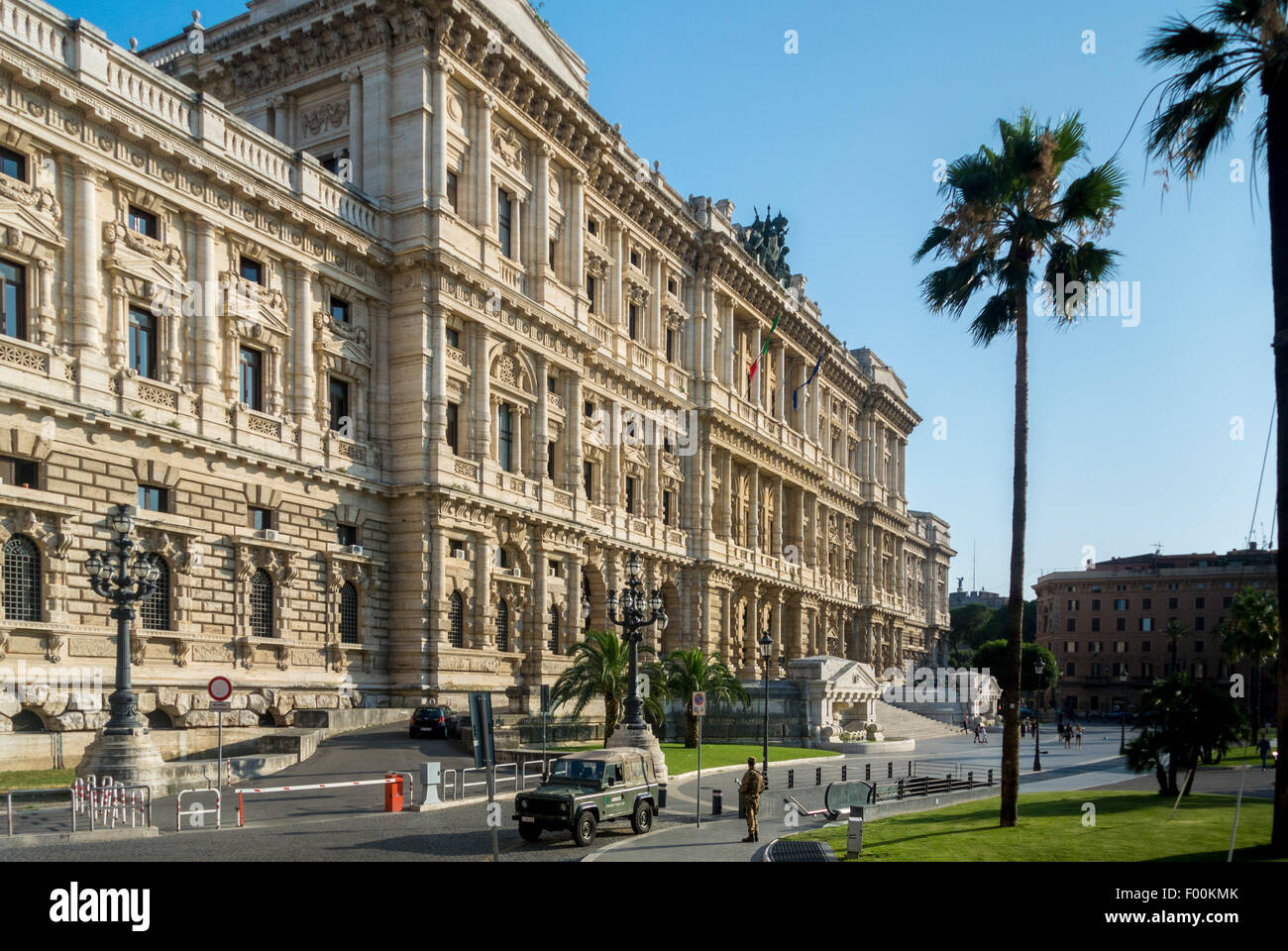 The Palace of Justice, Rome, the seat of the Supreme Court of Cassation ...