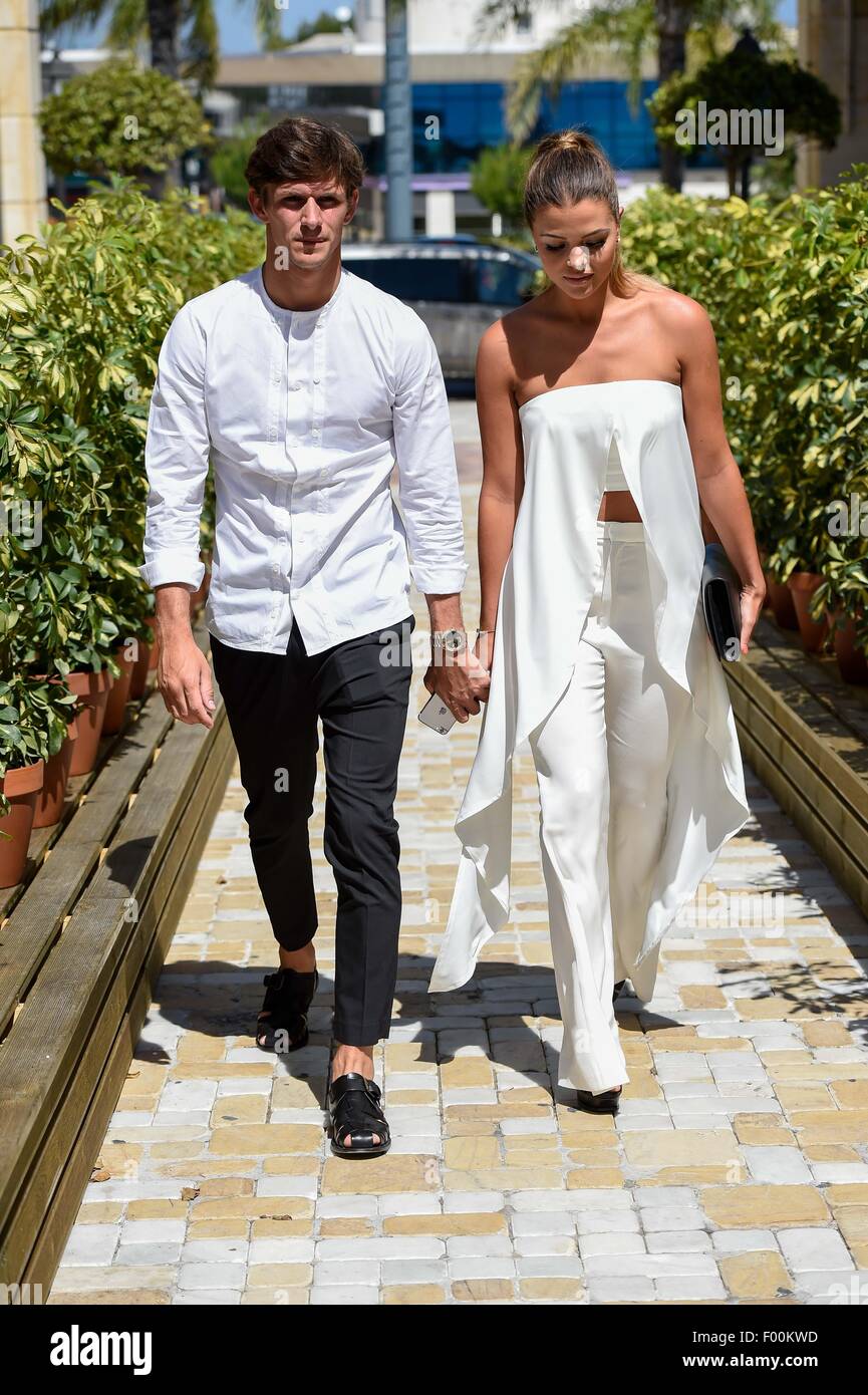 TOWIE stars film at Cavalli club in Marbella Featuring: Jake Hall ...