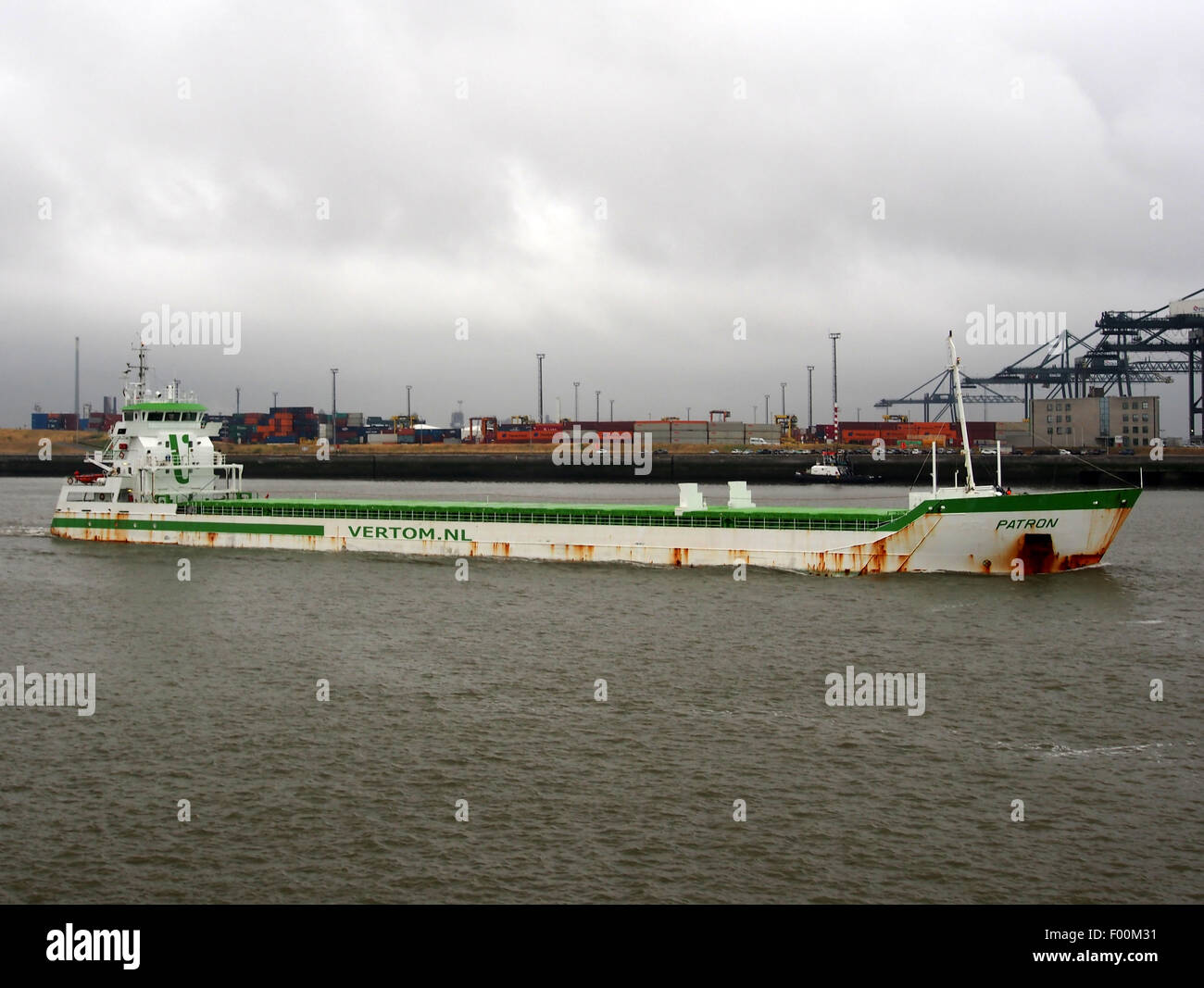 Patron (IMO 9376464) navigating the Schelde River, approaching the Port ...
