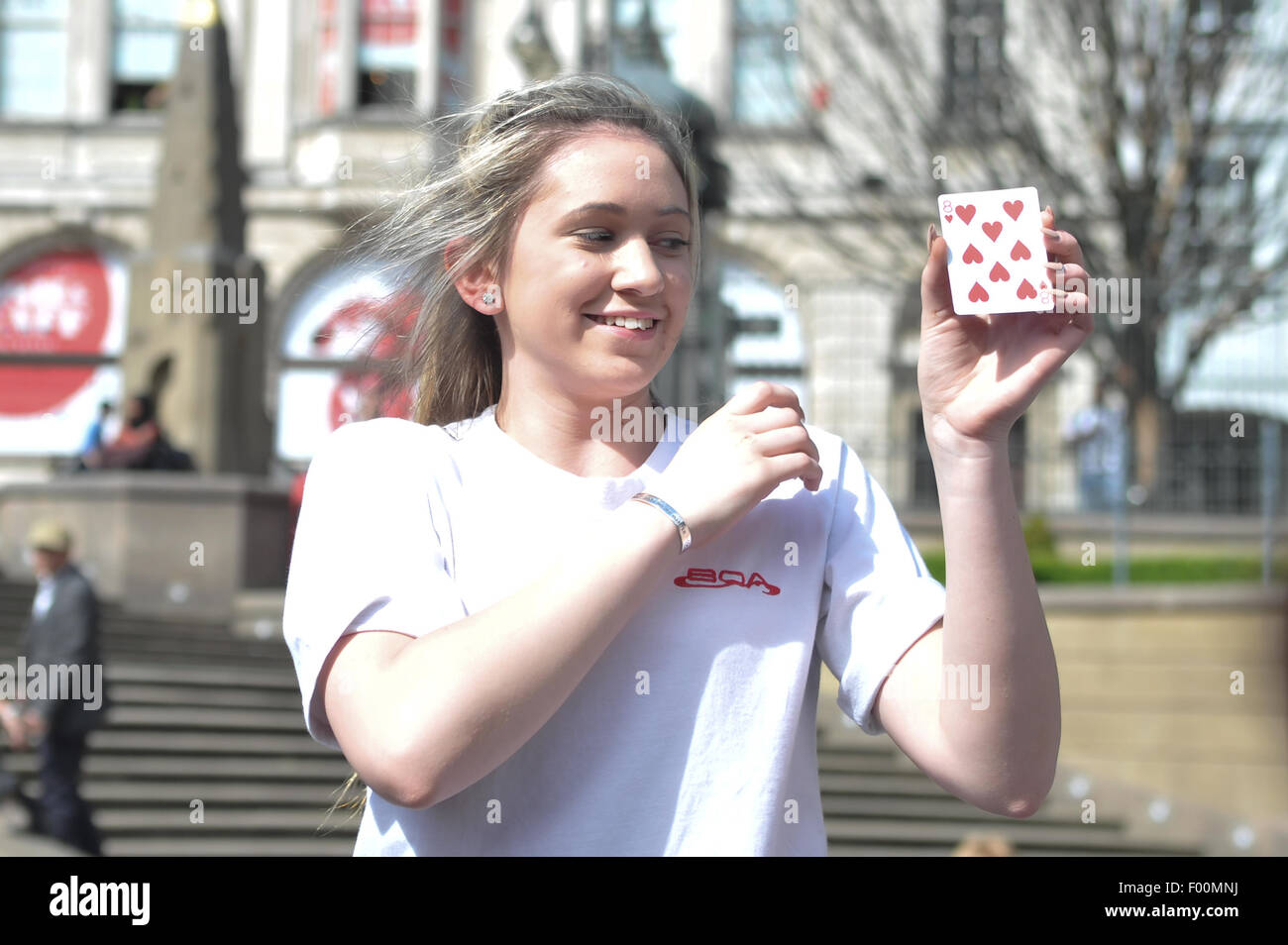 Magician Dynamo visits Birmingham and performs some magic tricks on the ...