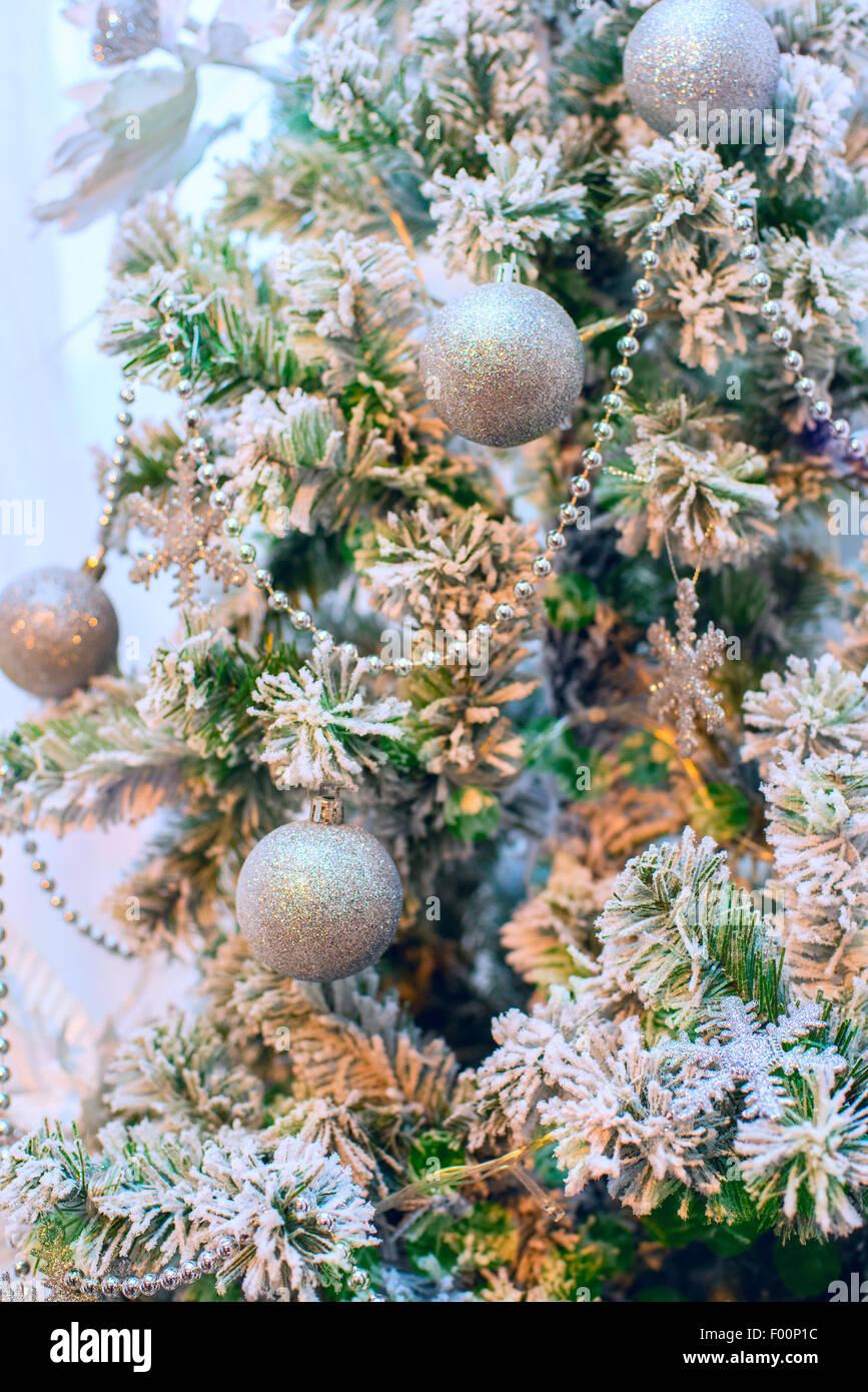 Christmas tree closeup Stock Photo - Alamy