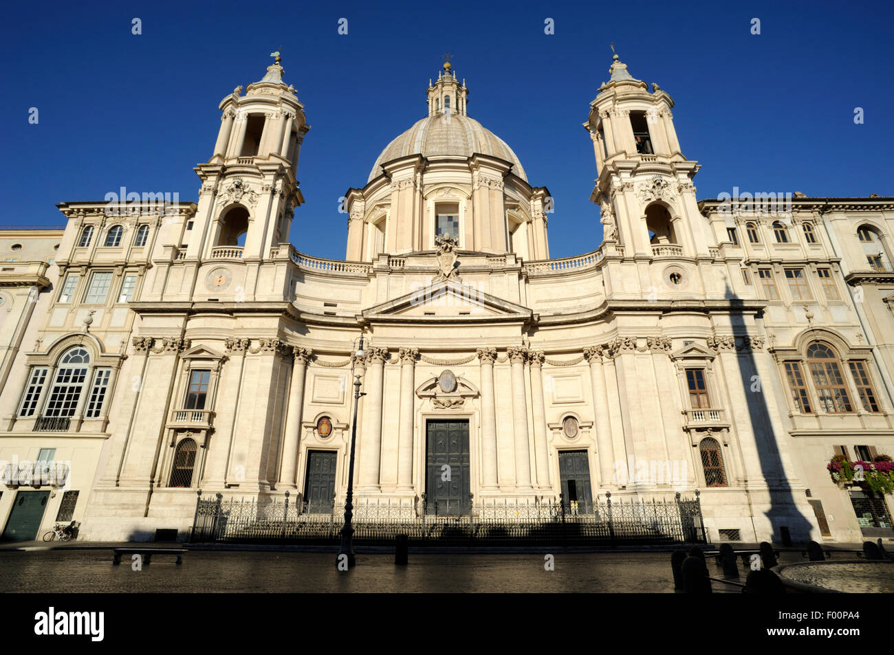 Italy, Rome, Piazza Navona, church of Sant'Agnese in Agone Stock Photo ...