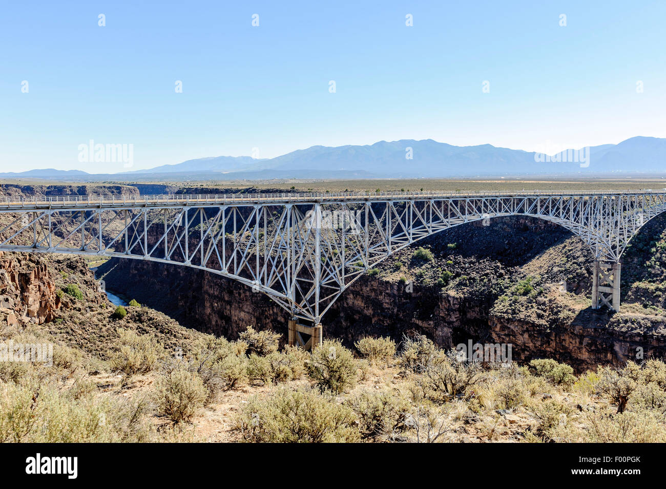 The Rio Grande Gorge Bridge. New Mexico. USA Stock Photo - Alamy