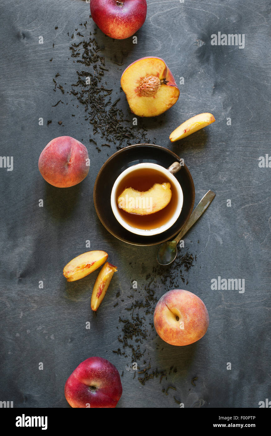 Peach tea hi-res stock photography and images - Alamy