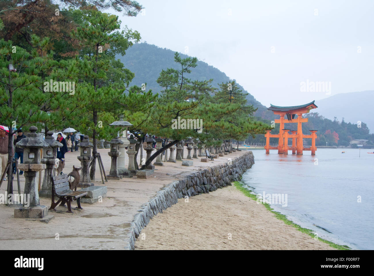 The Ikutsushima Shrine, Miyajima, Hiroshima, Japan Stock Photo - Alamy