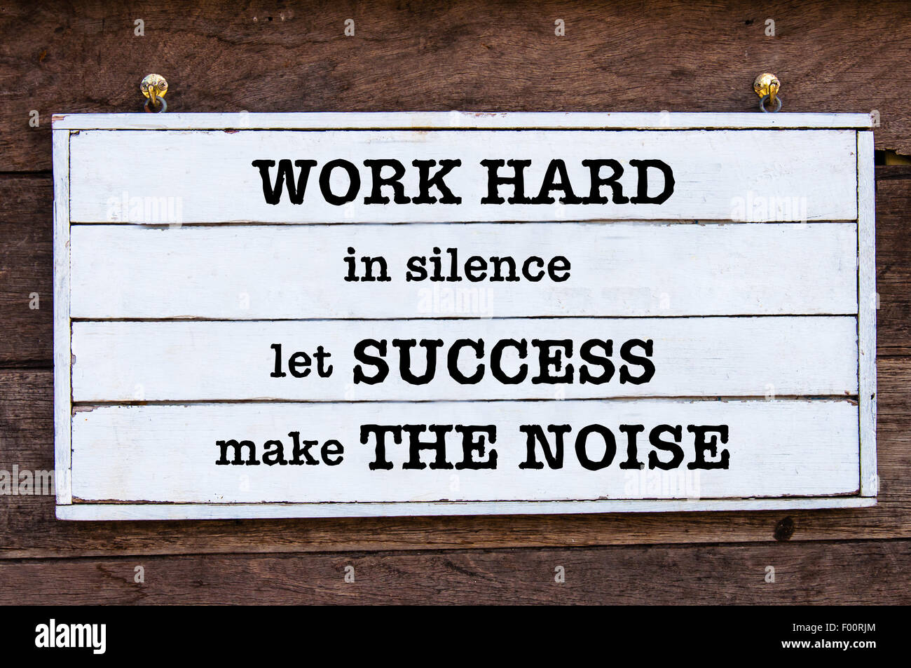 Work Hard In Silence Let Success Make The Noise Inspirational message ...