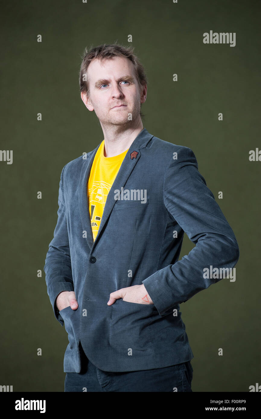 Novelist and commentator Nick Harkaway, appearing at the Edinburgh ...