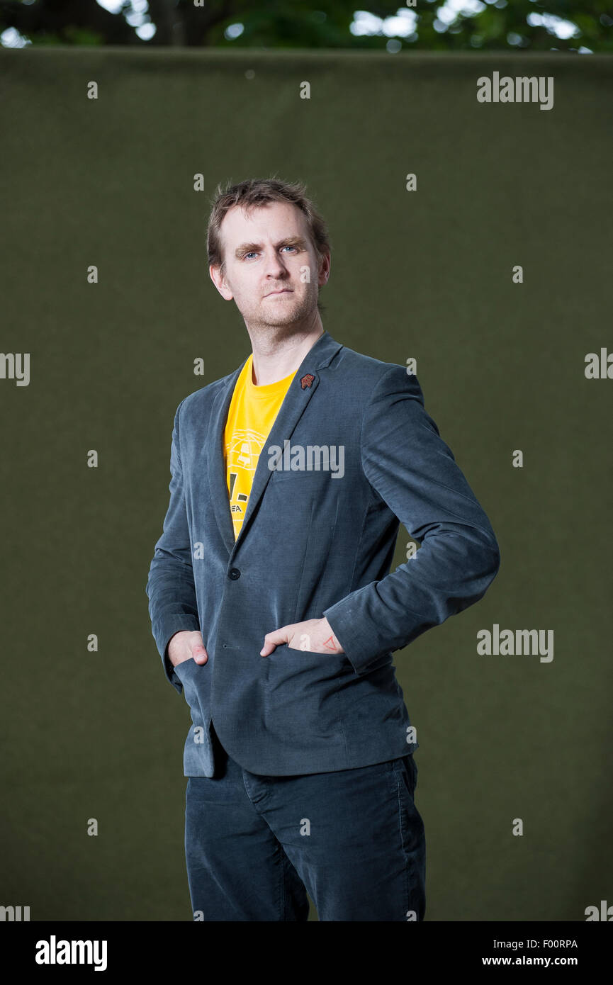 Novelist and commentator Nick Harkaway, appearing at the Edinburgh ...