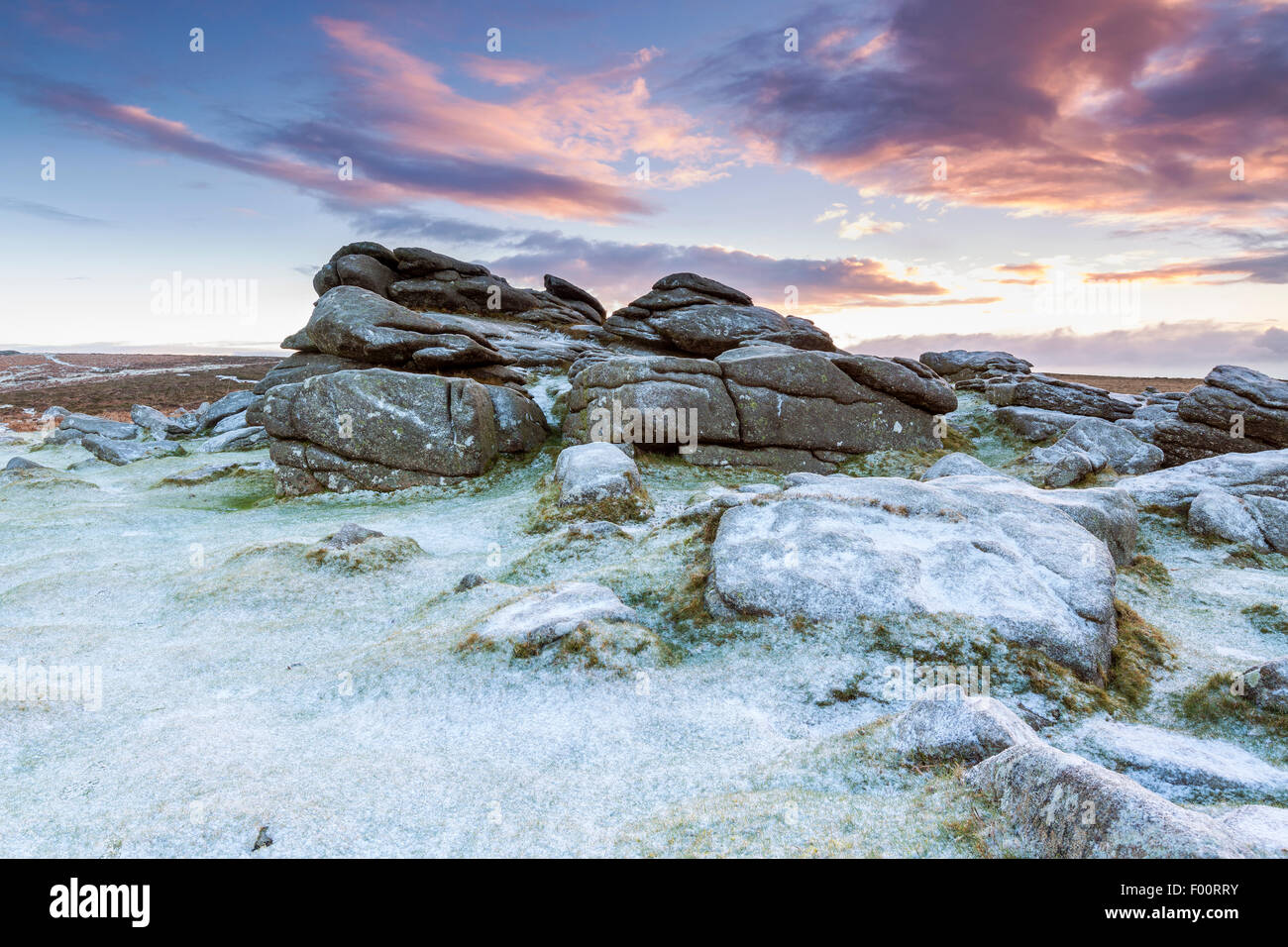 Smallacombe Rocks, Dartmoor National Park, Devon, England, United ...