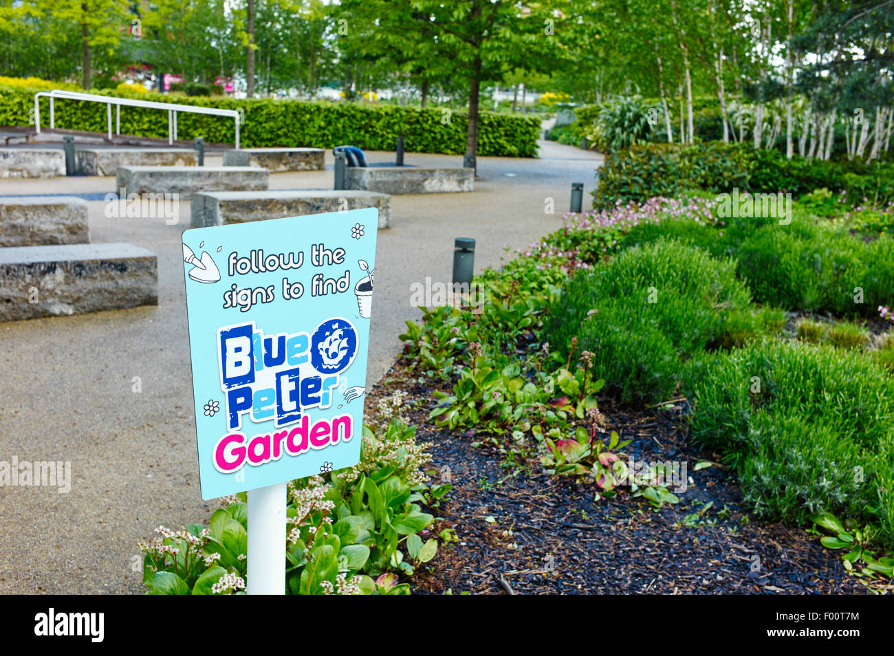 Blue Peter Garden Media City High Resolution Stock Photography and ...