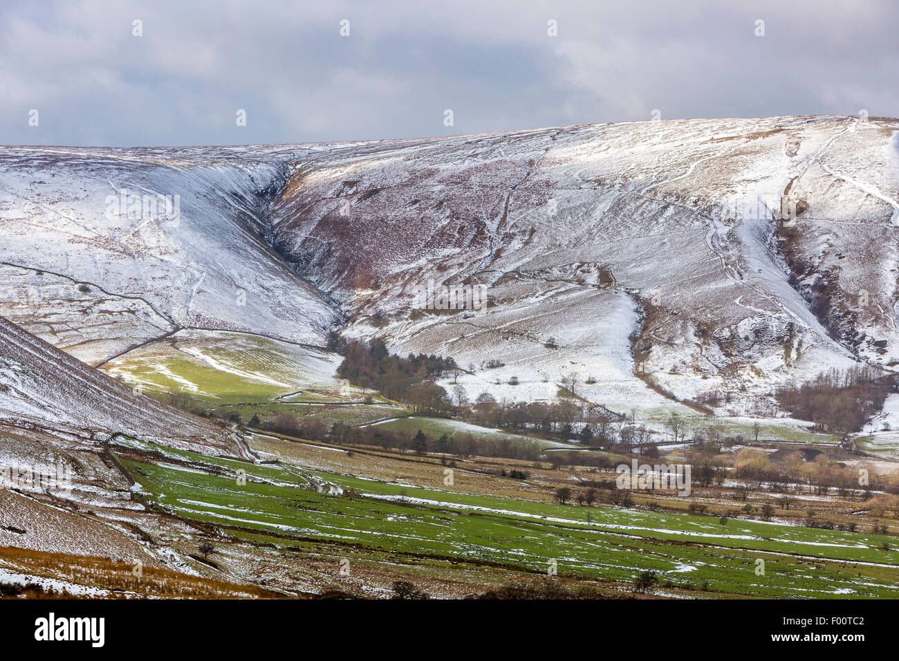 View over Vale of Edale, High Peak District, Peak District National ...