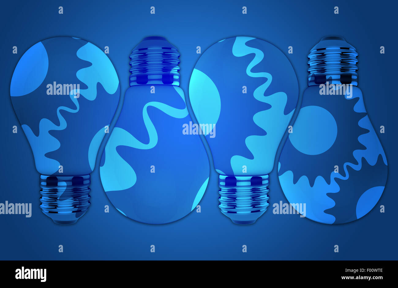 Light bulbs as a concept idea Stock Photo - Alamy