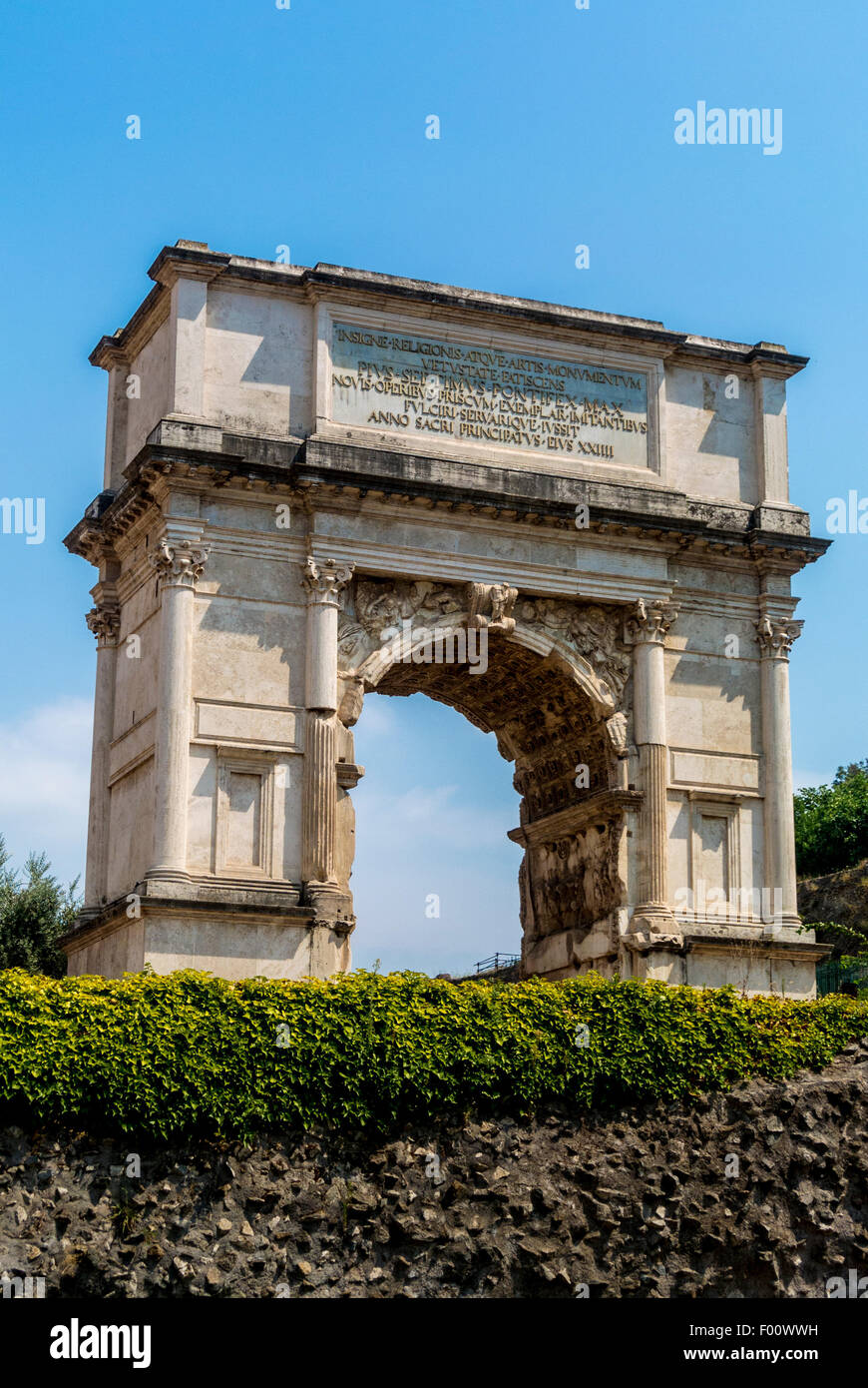Arch of Titus Stock Photo - Alamy