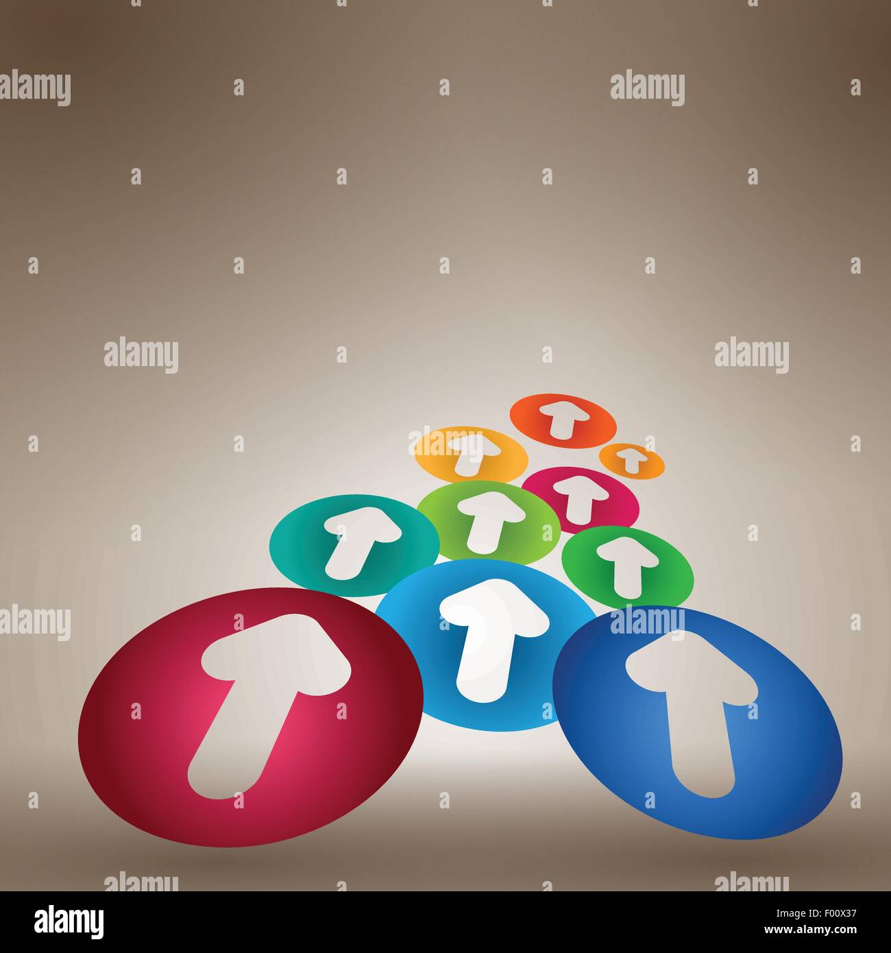 Flying forward to light arrows vector design file Stock Vector Image ...