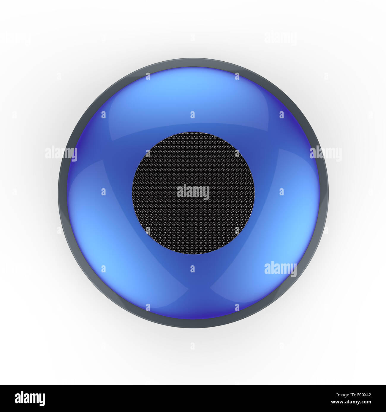 Blue shiny modern element, blue Web button Stock Photo - Alamy