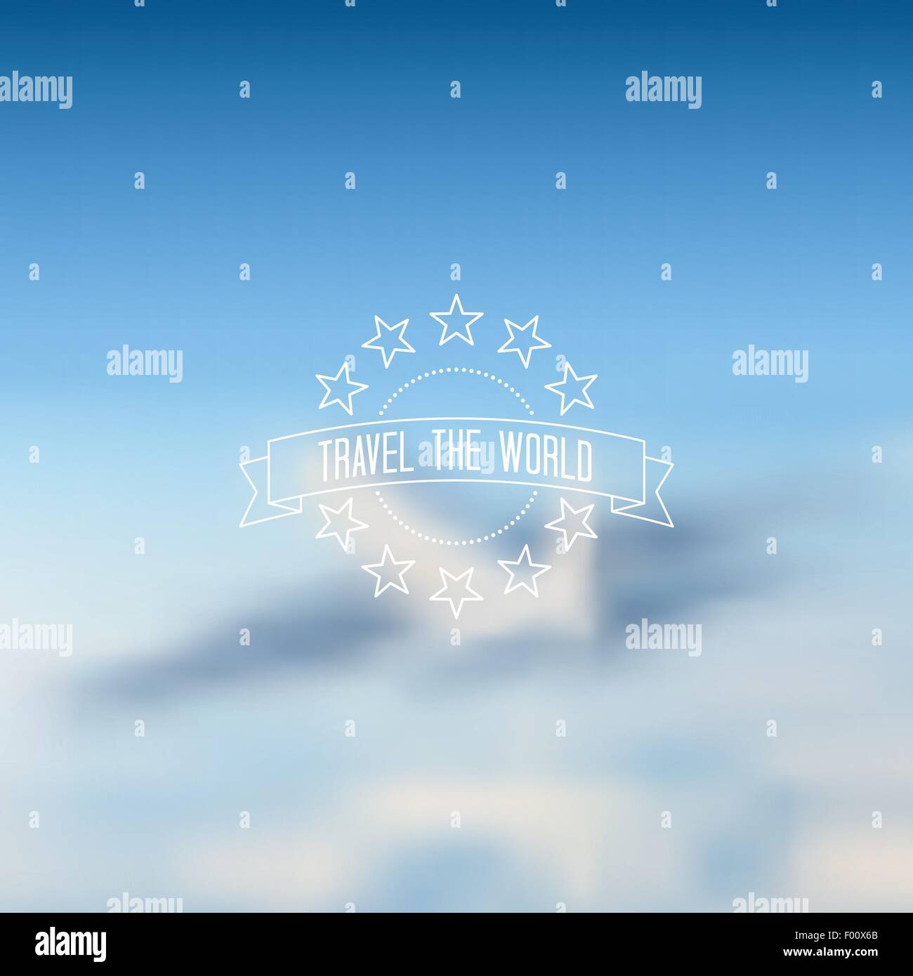 Airplane sign icon outline Stock Vector Images - Alamy