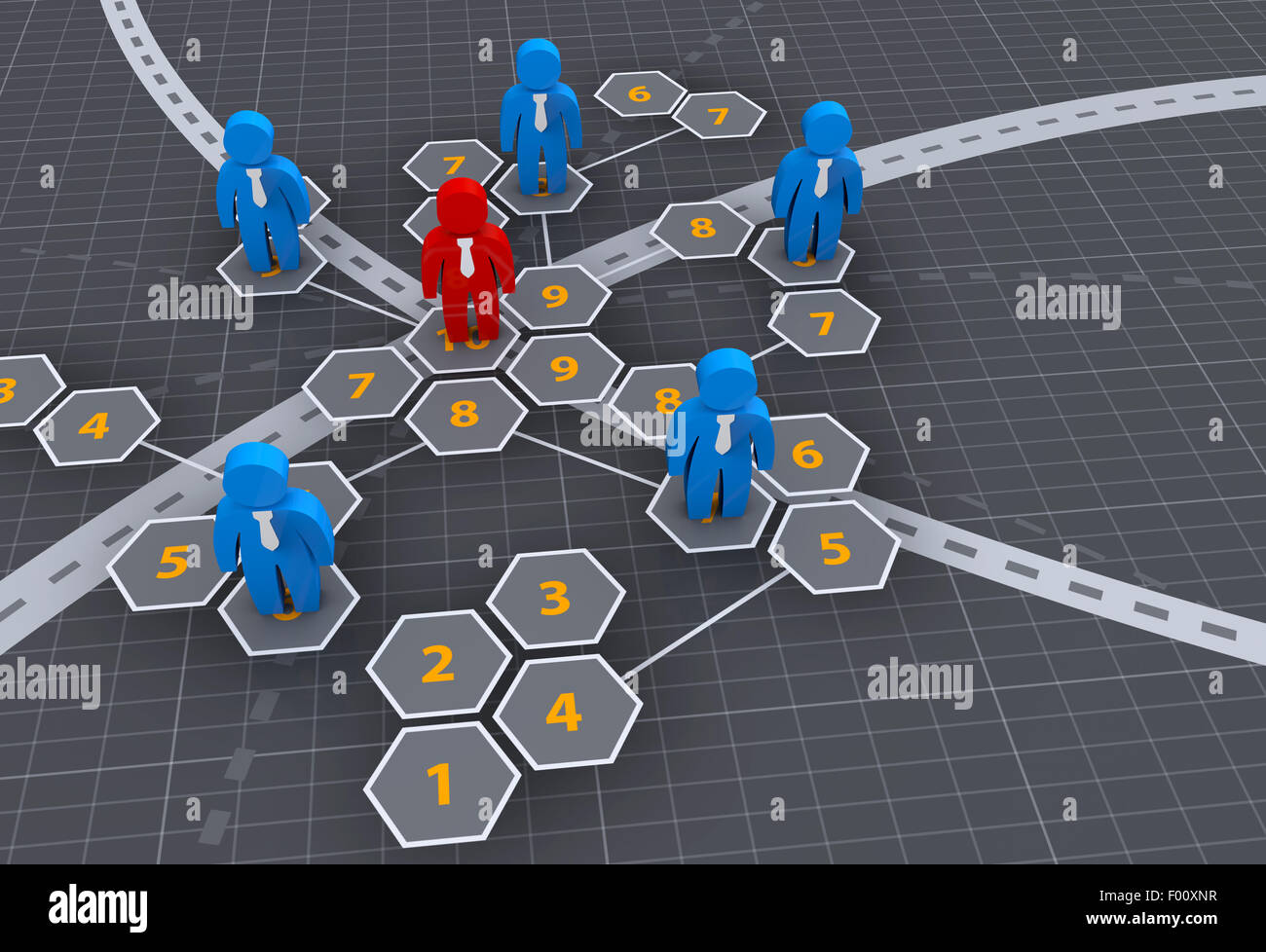 Leadership skill concept as a background Stock Photo - Alamy