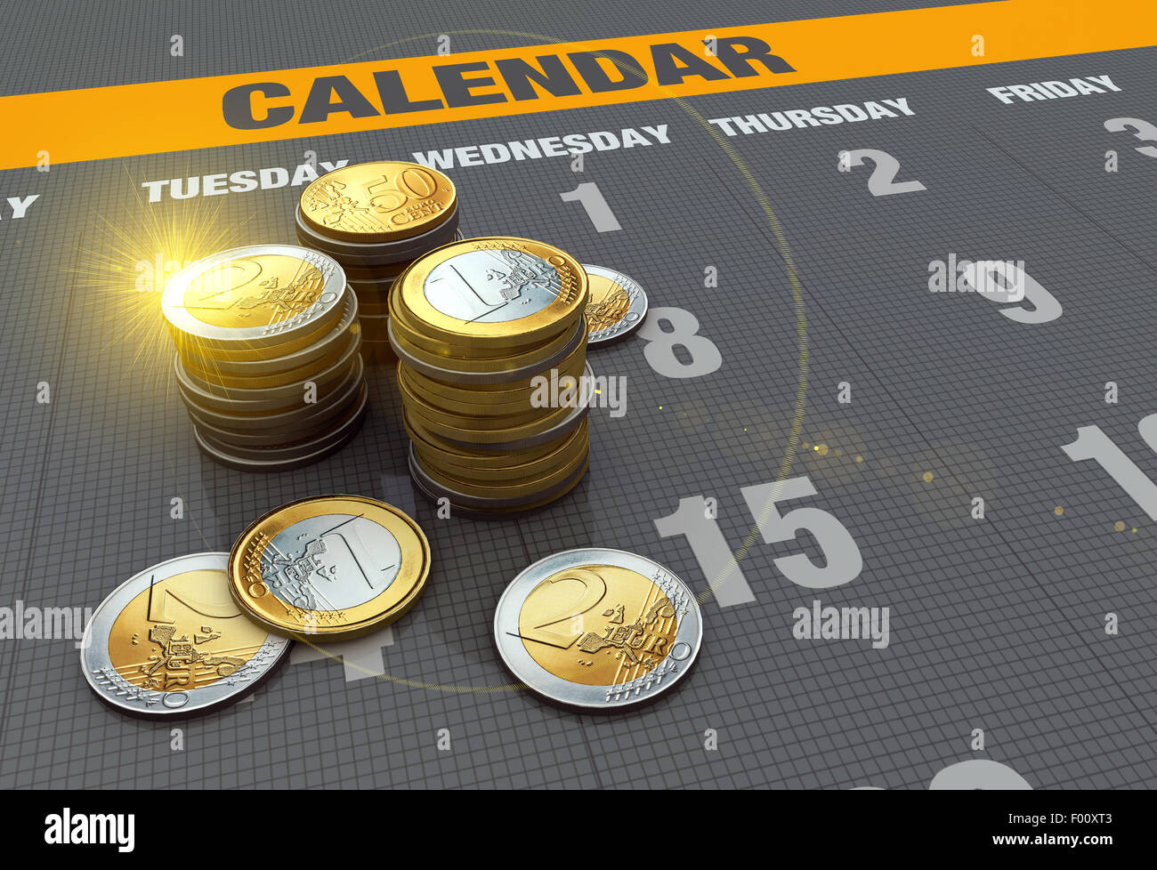 Chart of coins hi-res stock photography and images - Alamy