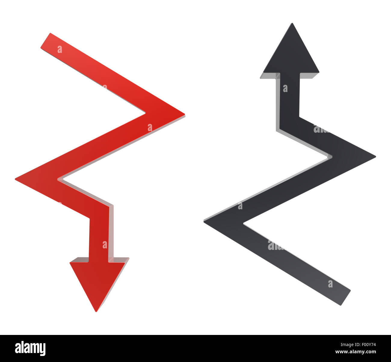 Downward arrows hi-res stock photography and images - Alamy