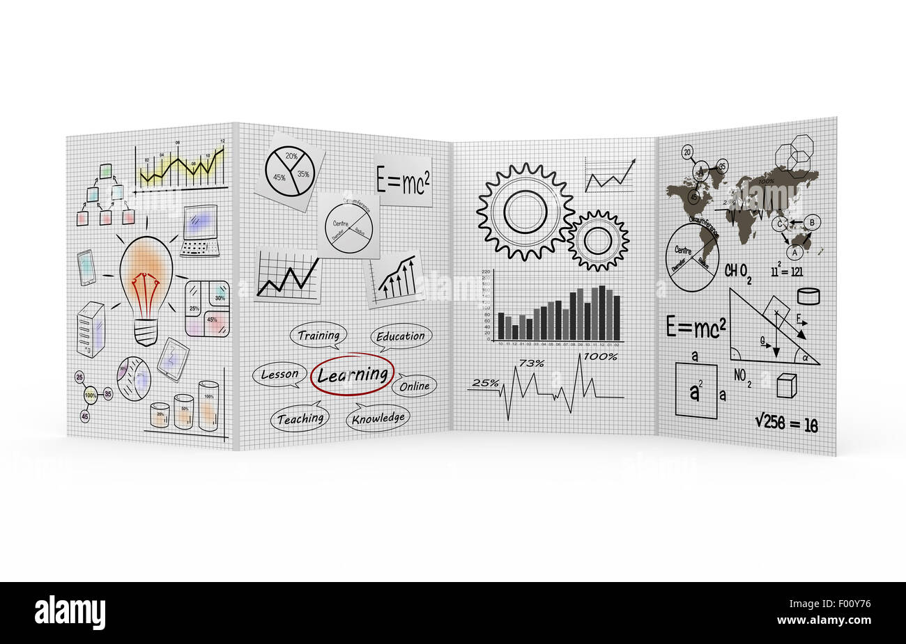 Learning process icon Cut Out Stock Images & Pictures - Alamy