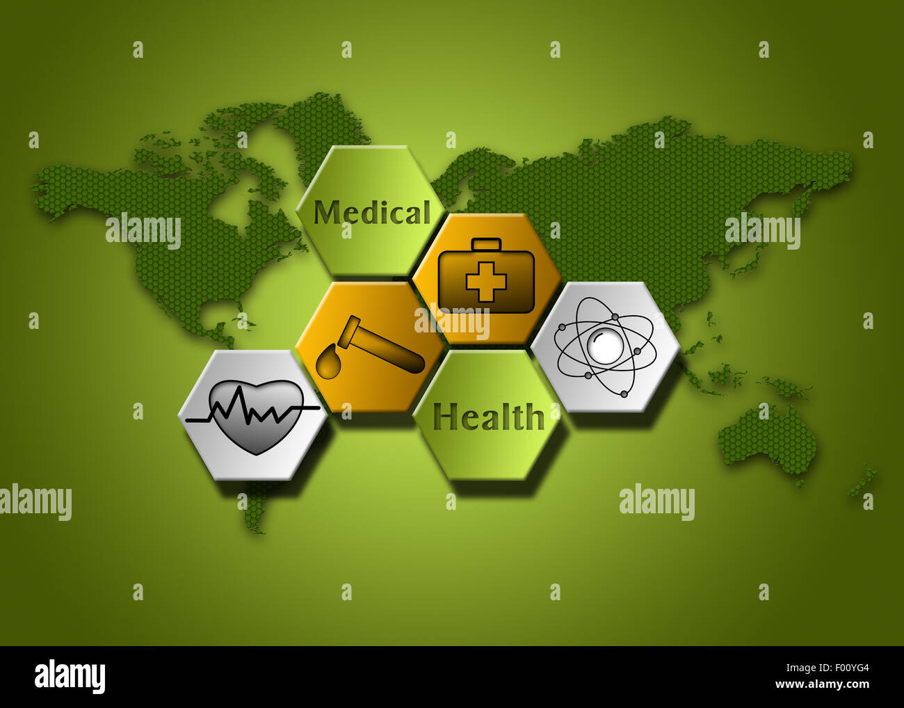 Medical and health background as concept Stock Photo - Alamy