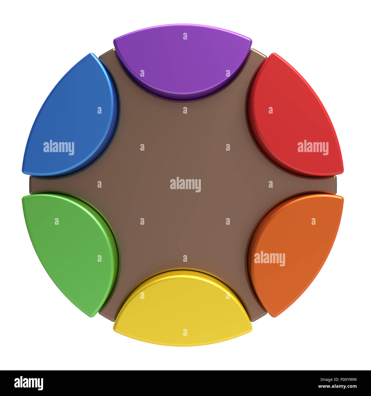 Color palette of circles as concept Stock Photo - Alamy
