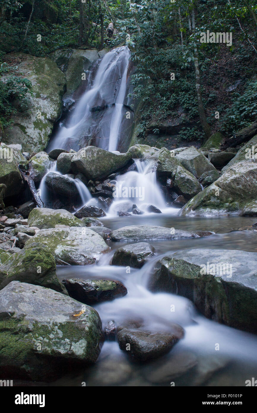 Waterfall at Poring Hot Springs, Sabah, Malaysia Stock Photo - Alamy