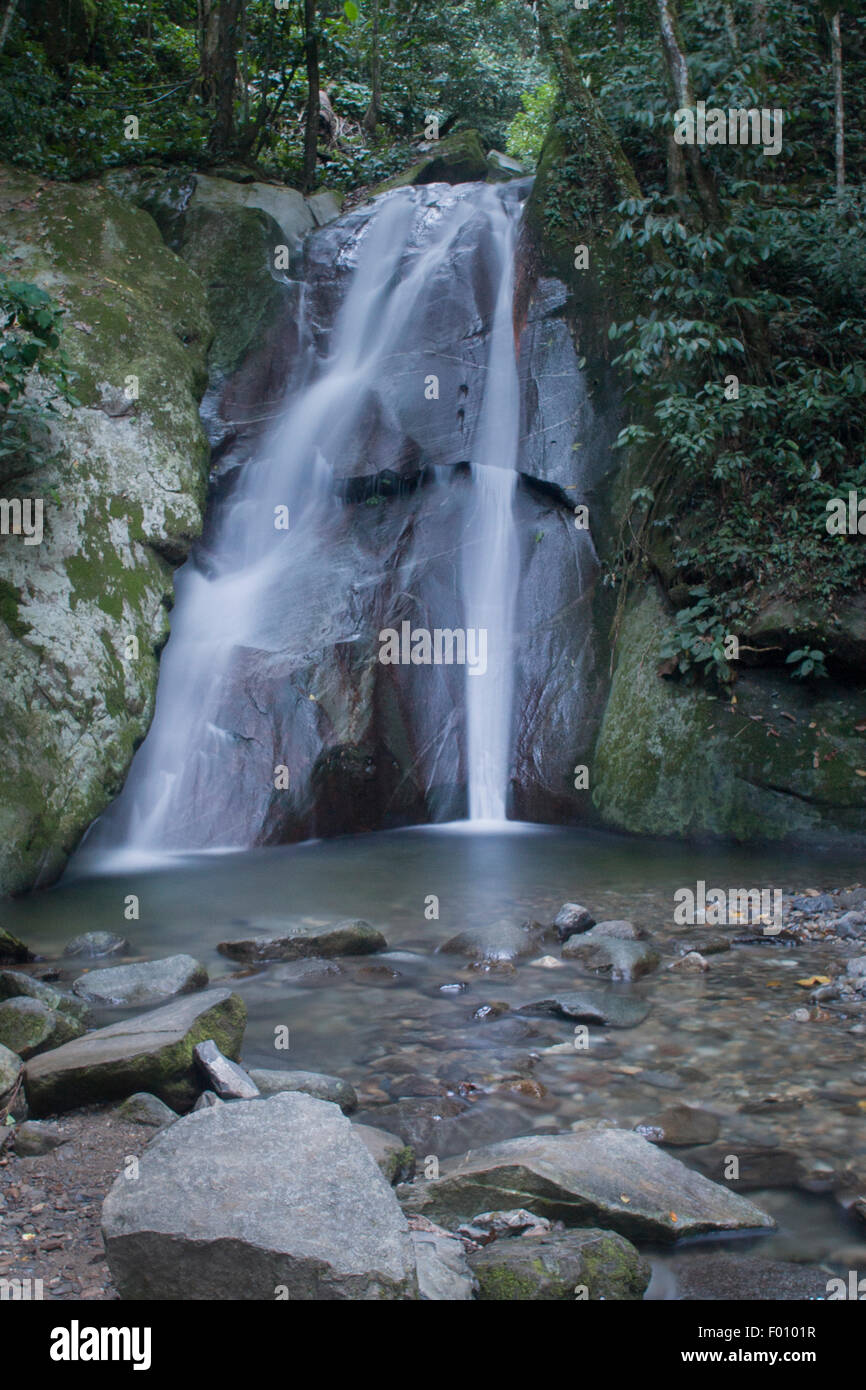 Waterfall at Poring Hot Springs, Sabah, Malaysia Stock Photo - Alamy