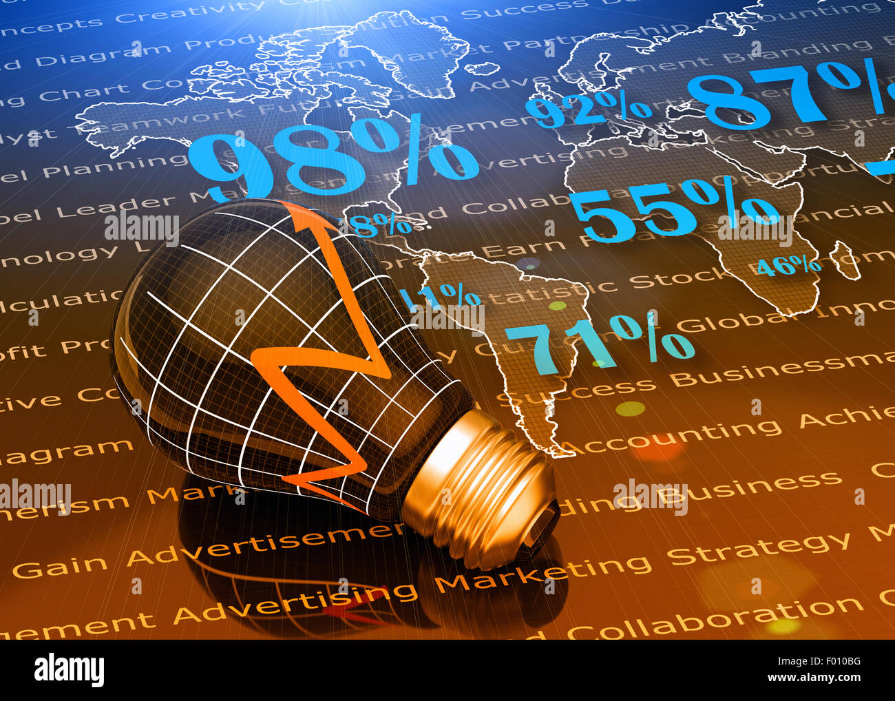 Financial business chart and economic development Stock Photo - Alamy