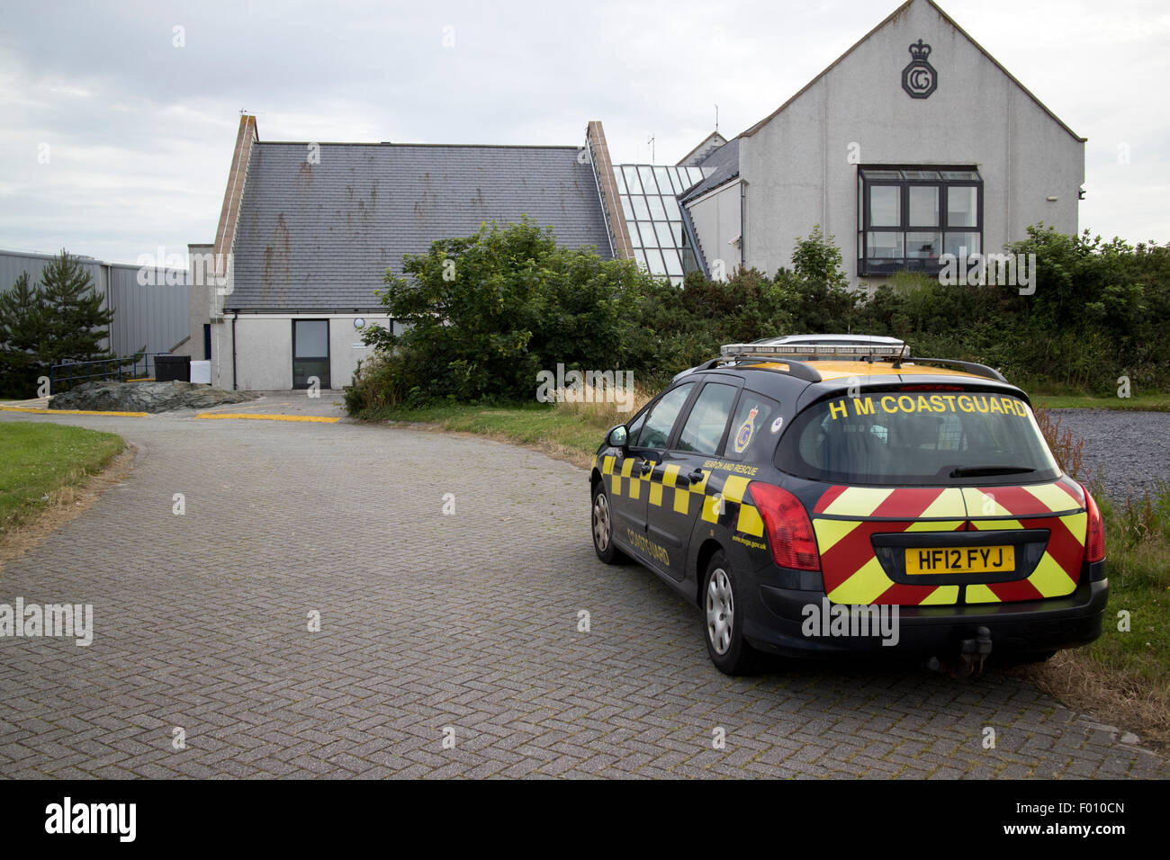 HM Coastguard operations centre station Holyhead Anglesey Wales UK ...