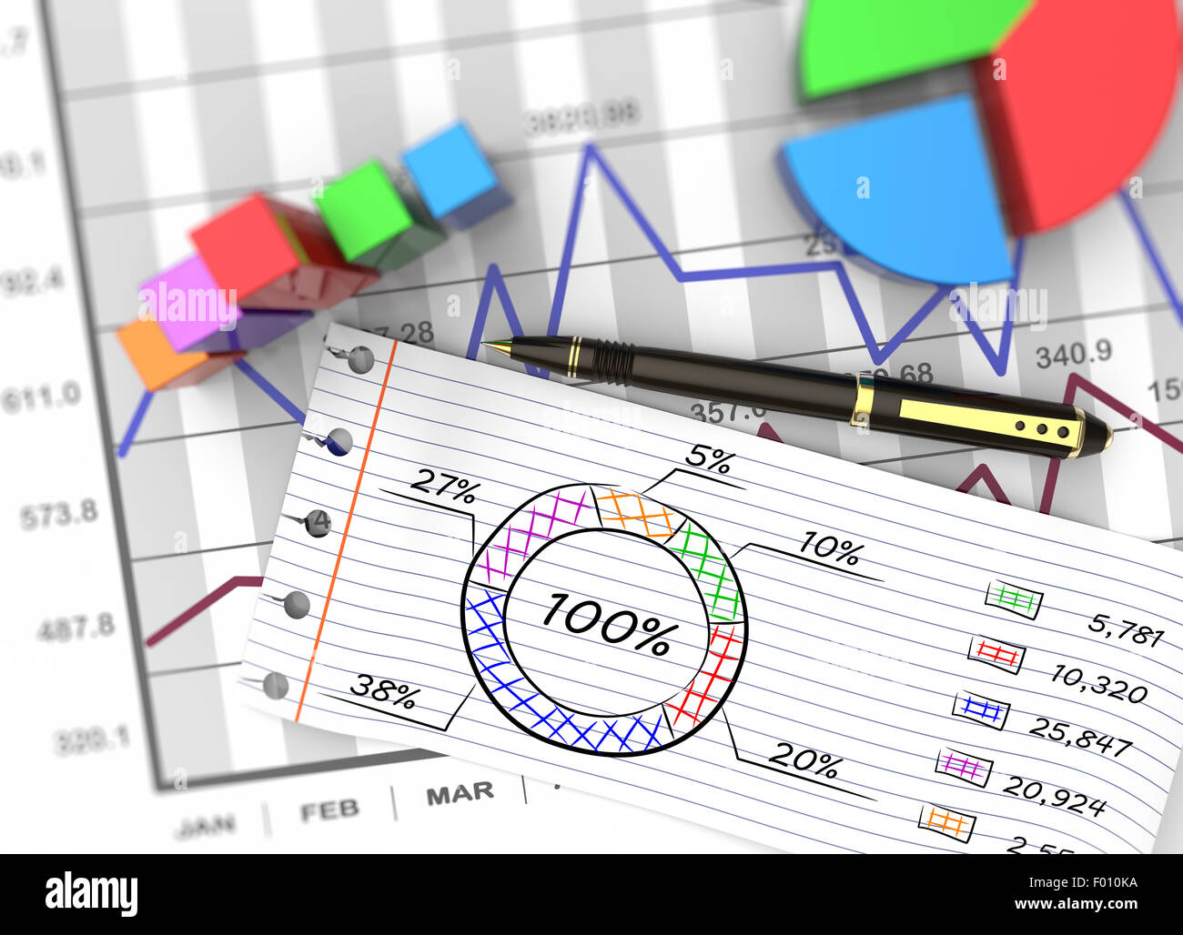 Financial business chart and economic development Stock Photo - Alamy
