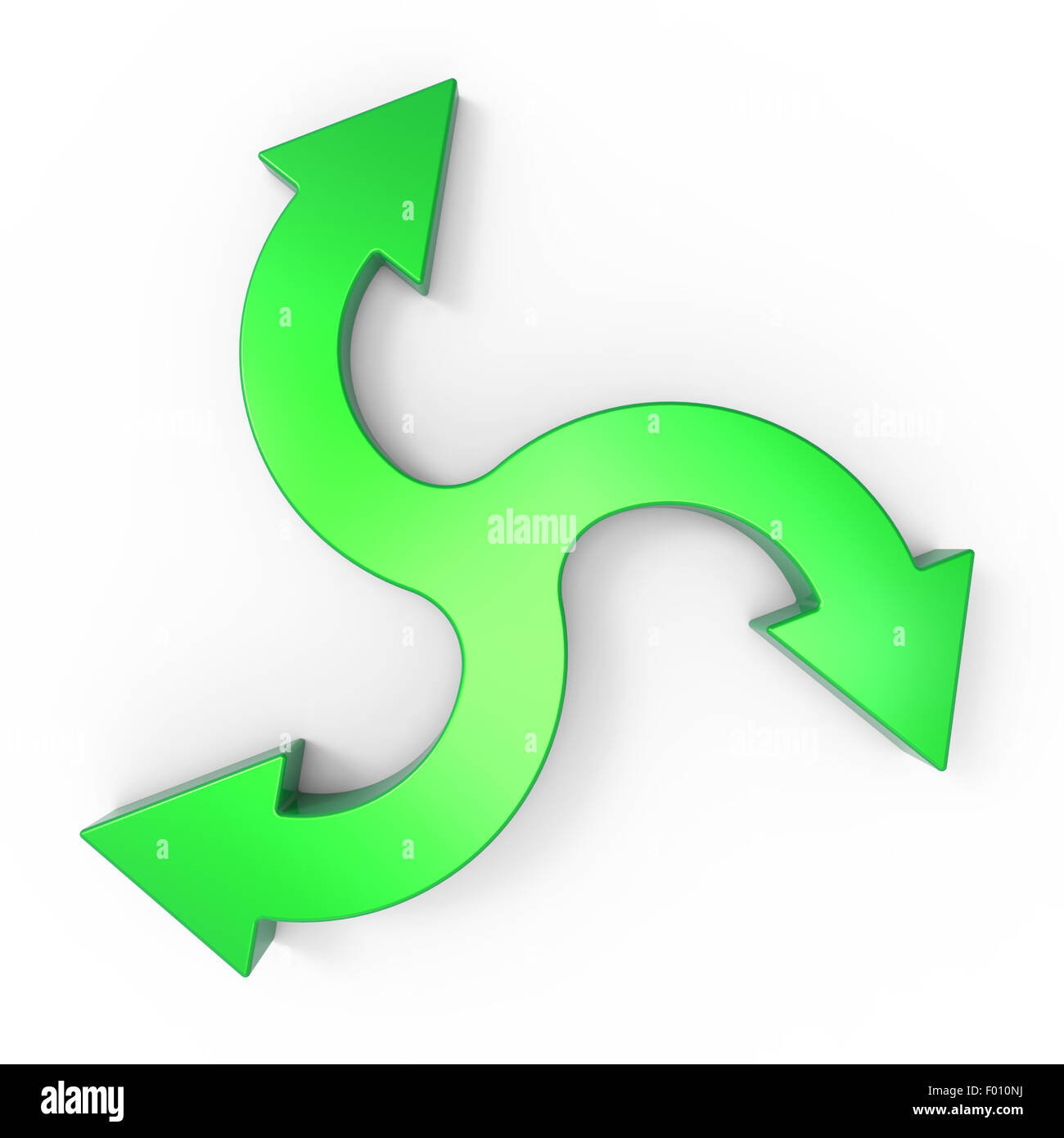 Three rotating arrow as concept Stock Photo - Alamy