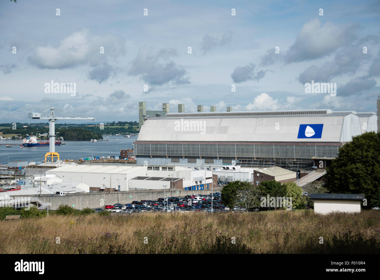 Devonport dockyard Plymouth Stock Photo - Alamy