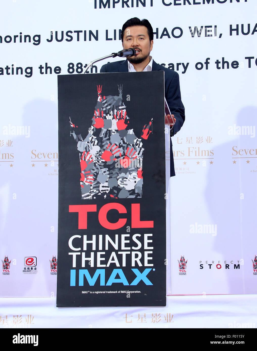 Hand Print/Birthday Bash Ceremony at the TCL Chinese Theatre IMAX Featuring: Justin Lin Where ...